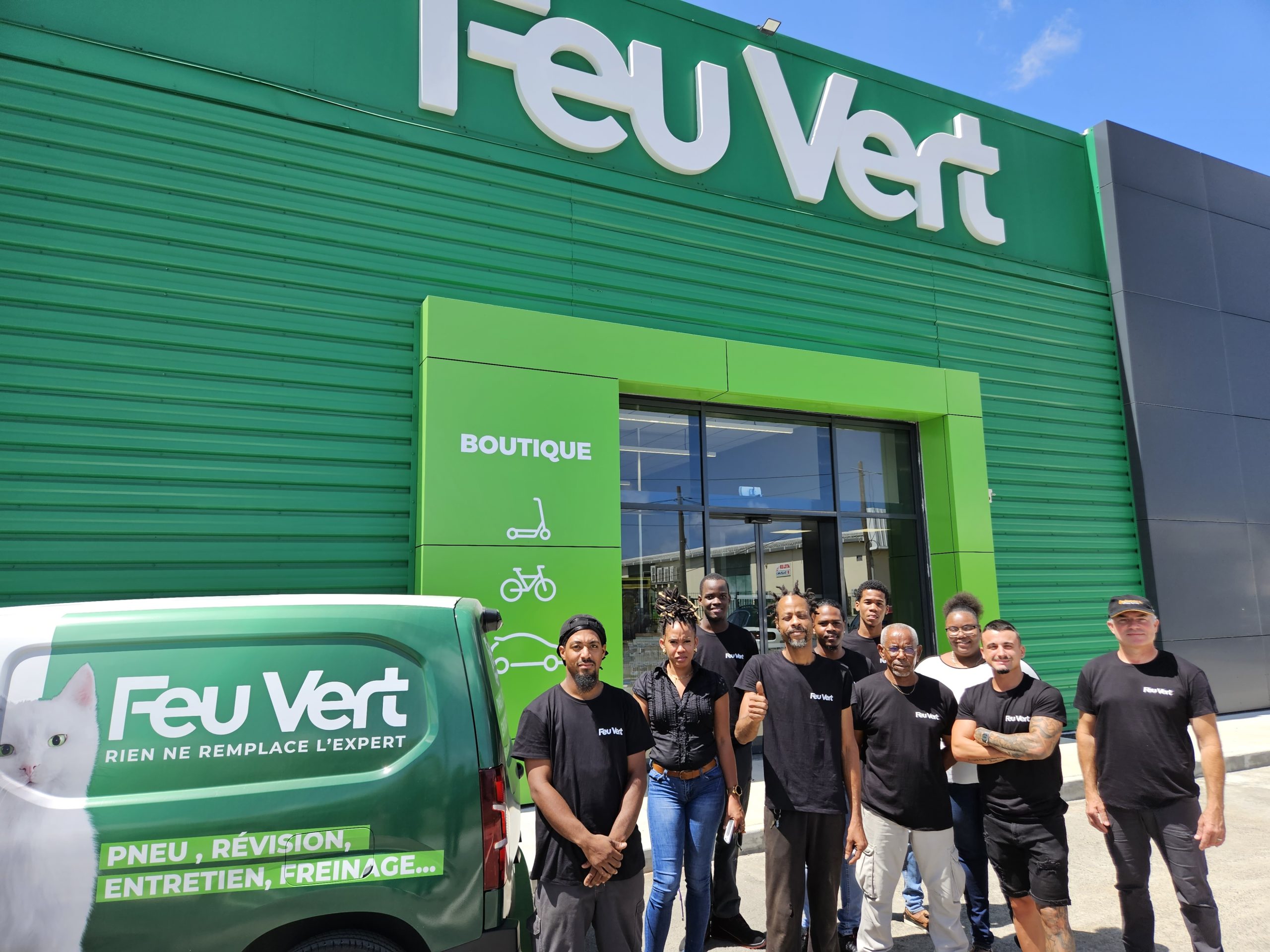 Nouveau Centre Feu Vert à Jarry, Baie-Mahault ! - Feu Vert
